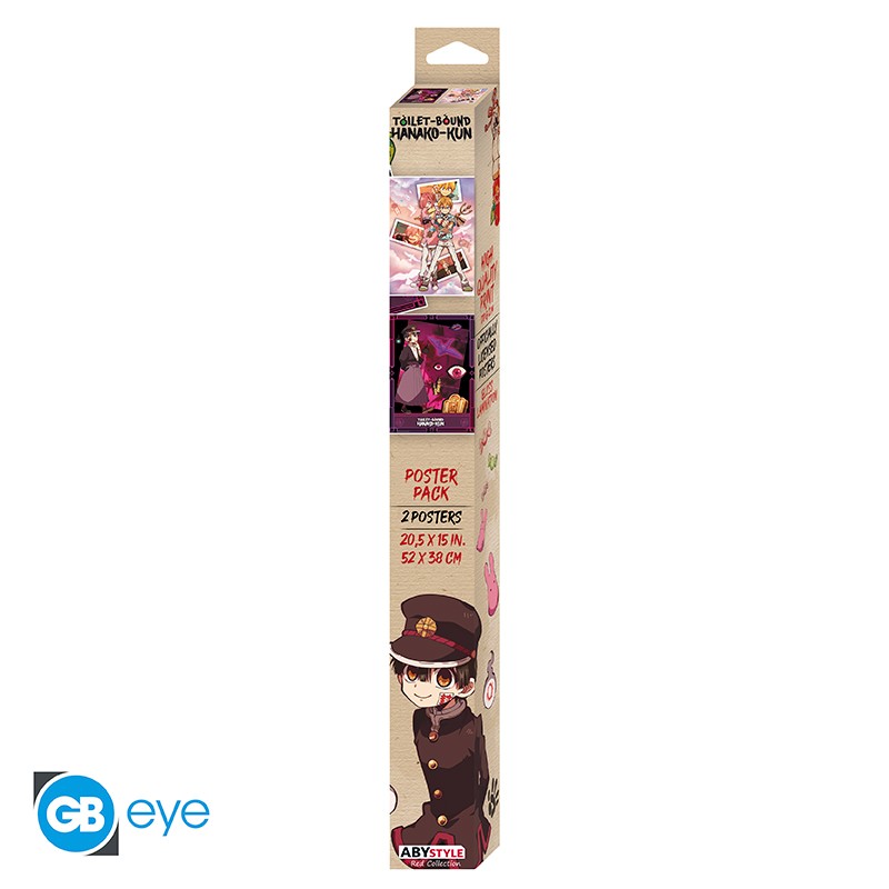 TOILET-BOUND HANAKO-KUN - Set 2 Chibi Posters - Série 2 (52x38) x4 - Abysse Corp