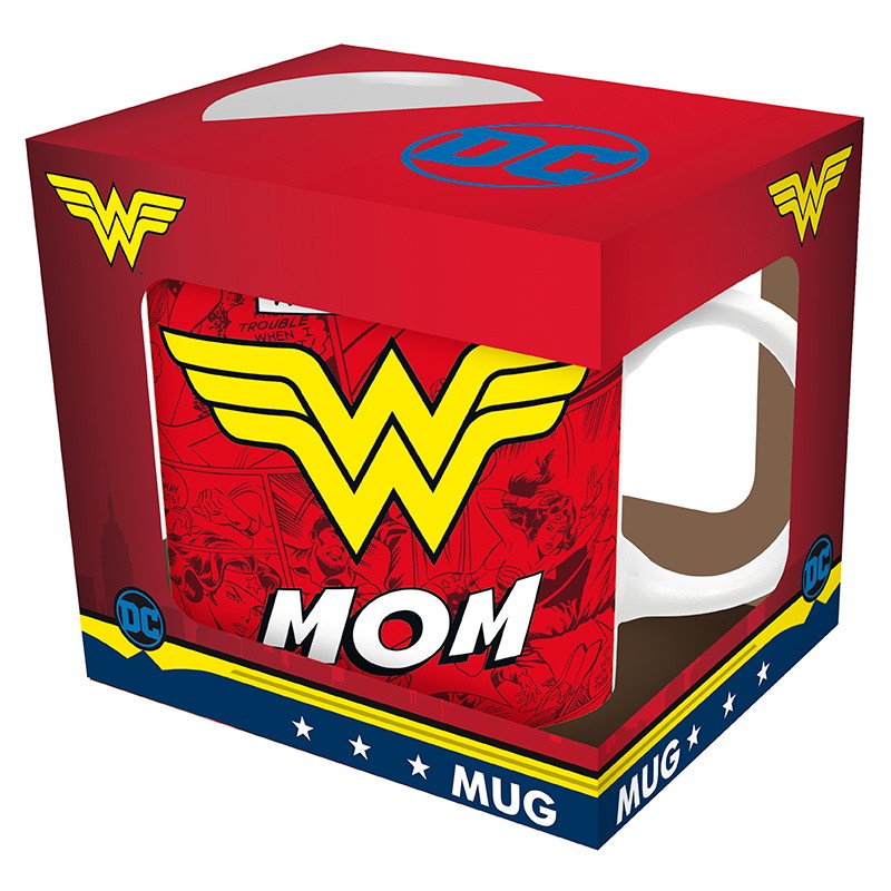 Wonder Woman - Mug - 320ml - THE ORIGINAL "W" MOM x2* - Abysse Corp