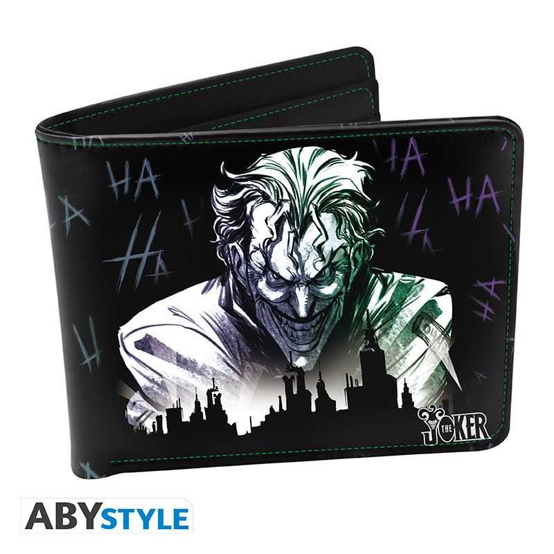 DC COMICS - Wallet "Laughing Joker" - Vinyl - Abysse Corp