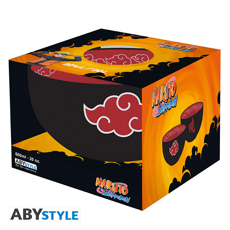 NARUTO SHIPPUDEN - Bowl - 600 ml - "Akatsuki" cardboard pkg x2 - Abysse ...