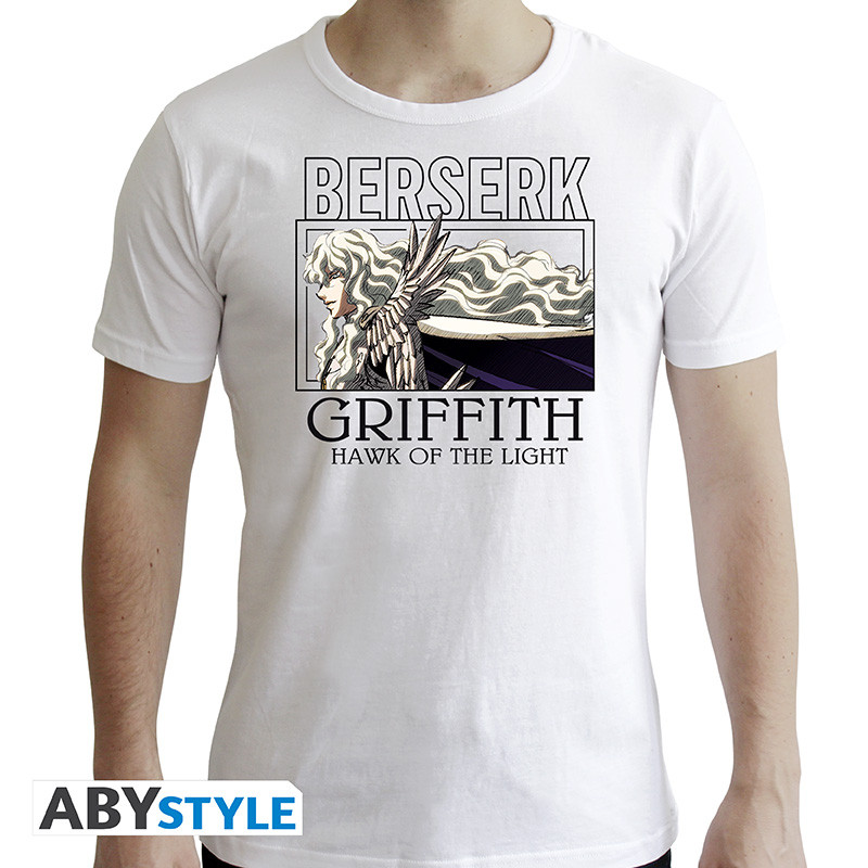 BERSERK - Tshirt "Griffith" man SS white - New Fit - Abysse Corp