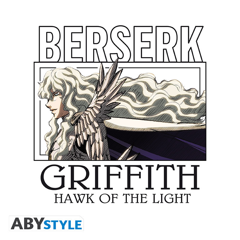 BERSERK - Tshirt "Griffith" homme MC white - New Fit - Abysse Corp