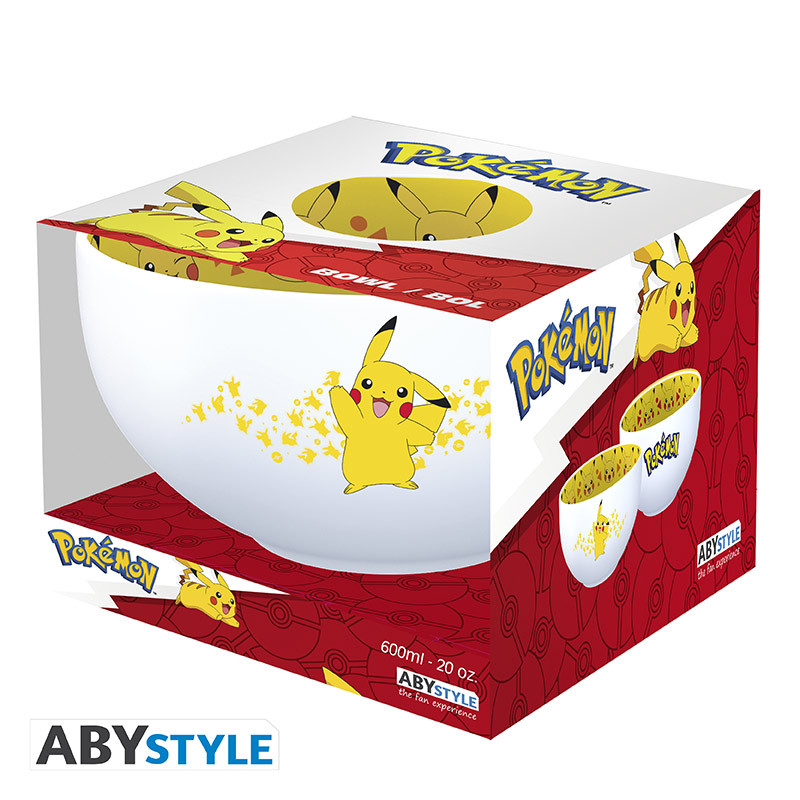 POKEMON - Bowl - 600 ml - "Pikachu" cardboard box x2 - Abysse Corp
