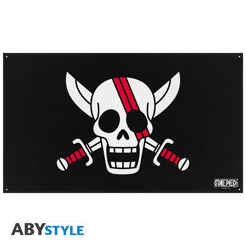 ONE PIECE - Flag "Red hair Pirates" (70x120) - Abysse Corp